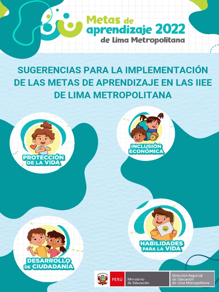 Sugerencias para La Implementación de Las Metas de Aprendizaje en La ...