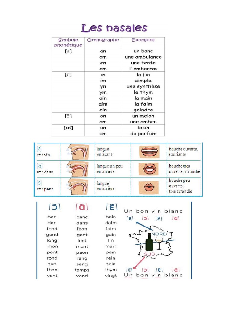 Voyelles Nasales Ce | PDF