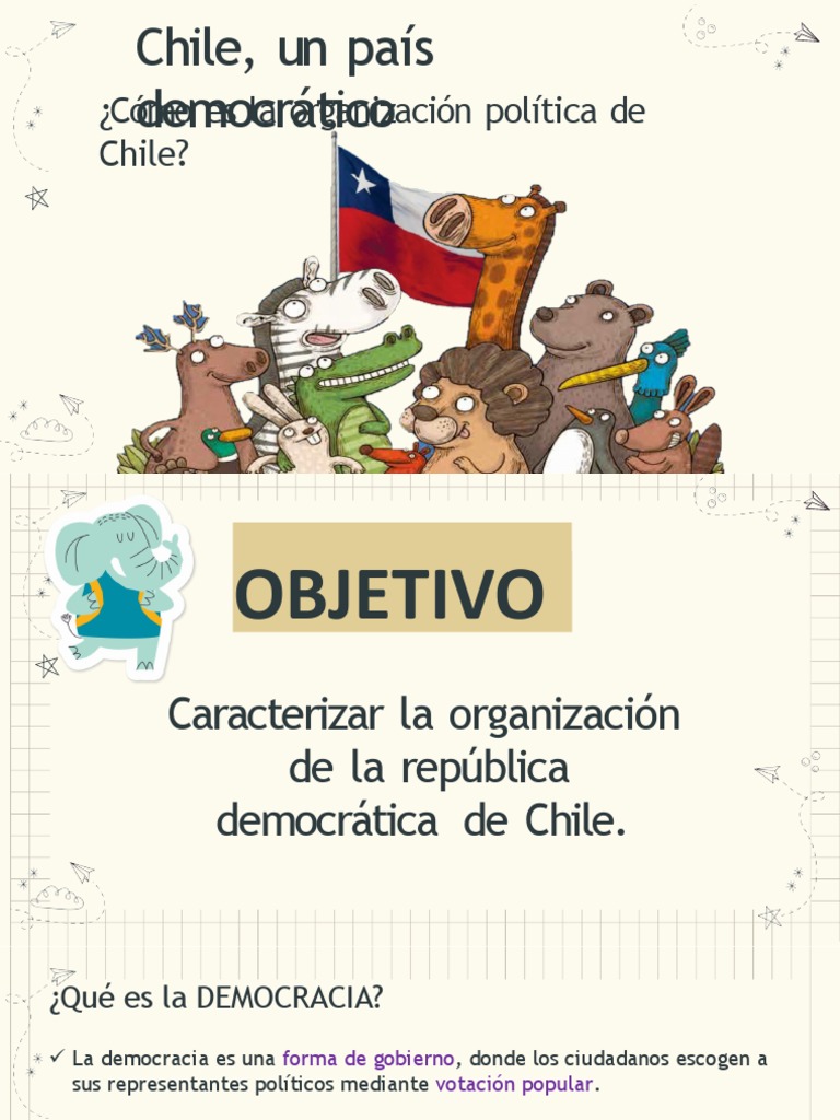 Chile, Un País Democrático | PDF | Democracia | Ideologías políticas