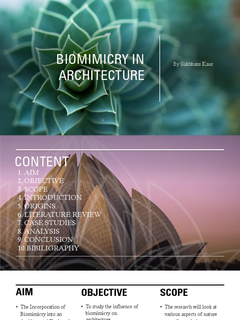 Biomimicry in Architecture: Case Studies | PDF | Design | Optics