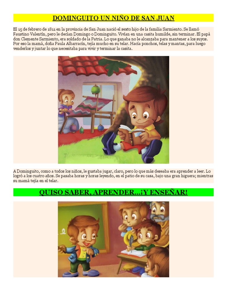 DOMINGUITO UN NIÑO DE SAN JUAN | PDF