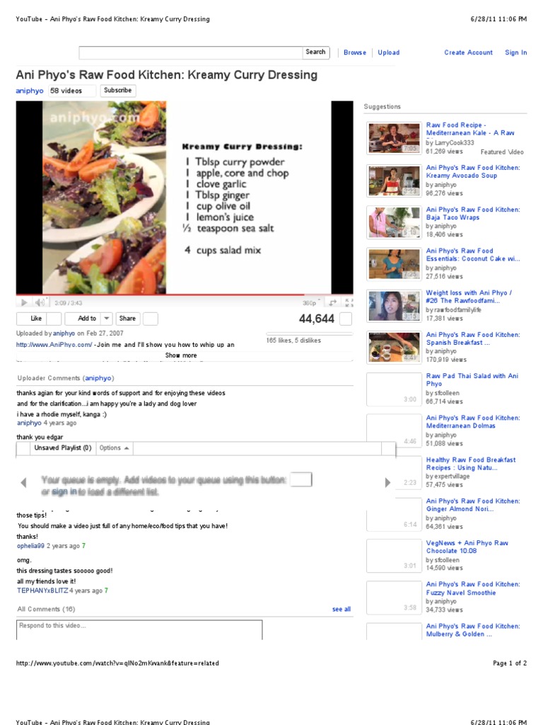Kreamy Curry Dressing | PDF | Salad | Eating Behaviors Of Humans
