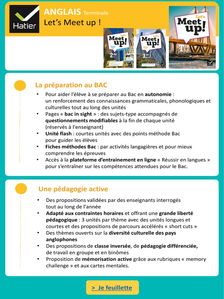 Ressources Anglais Terminale Hatier | PDF | Pédagogie | la communication