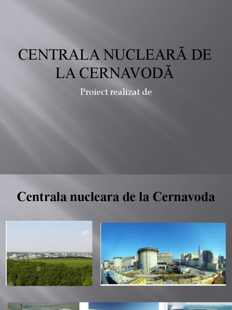 Centrala Nucleara Cernavoda | PDF
