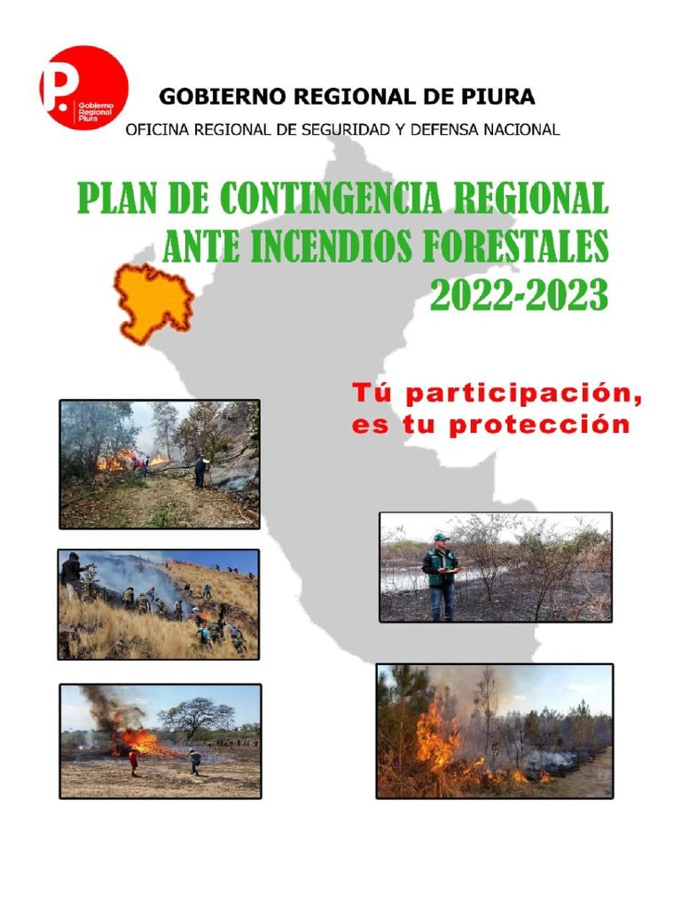 Plan de Contingencia Ante Incendios Forestales - PDF | PDF | Clima | Fuego fatuo