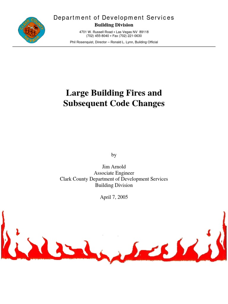 Large Building Fires and Subsequent Code Changes | Download Free PDF | Fire Sprinkler System ...