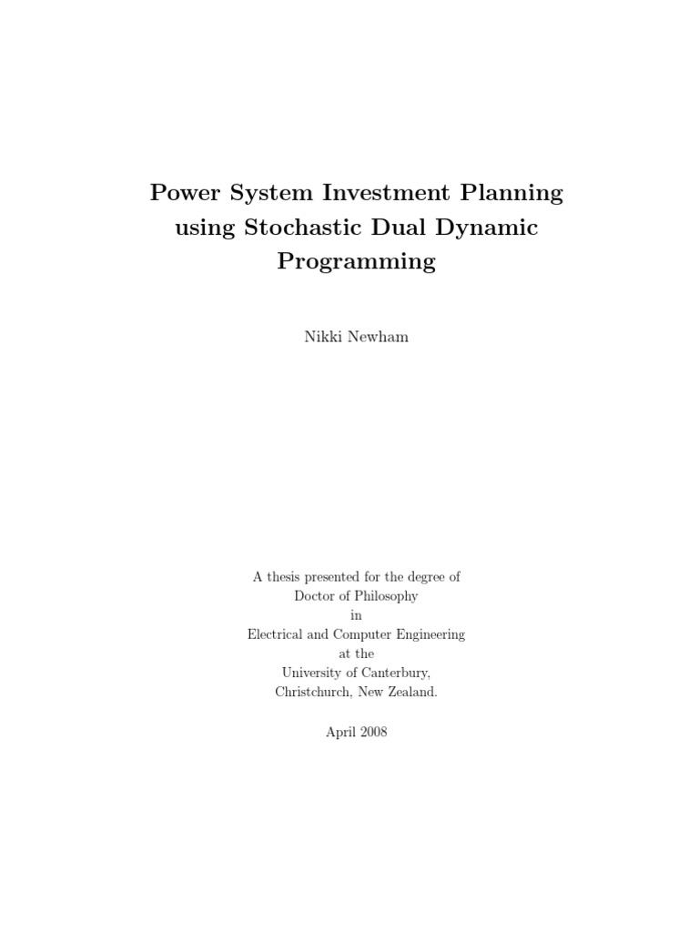 Thesis Fulltext | PDF | Dynamic Programming | Mathematical Optimization