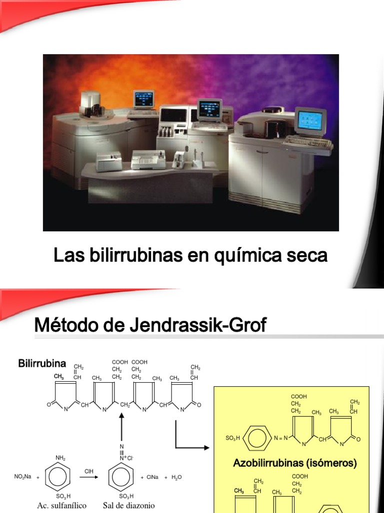 Bilirrubina y método Jendrassik-Grof | PDF | Química | Ciencias fisicas
