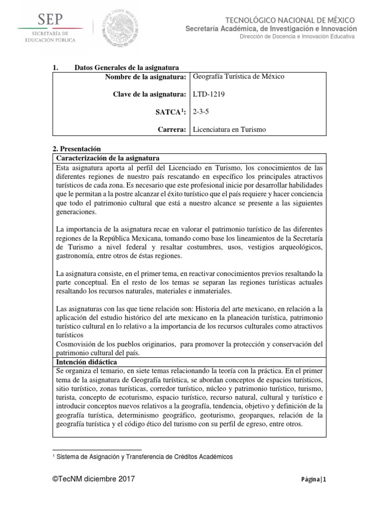 Geografia Turistica de Mexico | PDF | México | Turismo Geografia Turistica de Mexico | PDF | México | Turismo