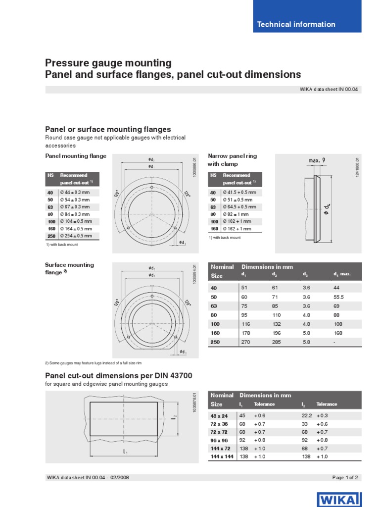 Pressure Gauge Mounting | PDF