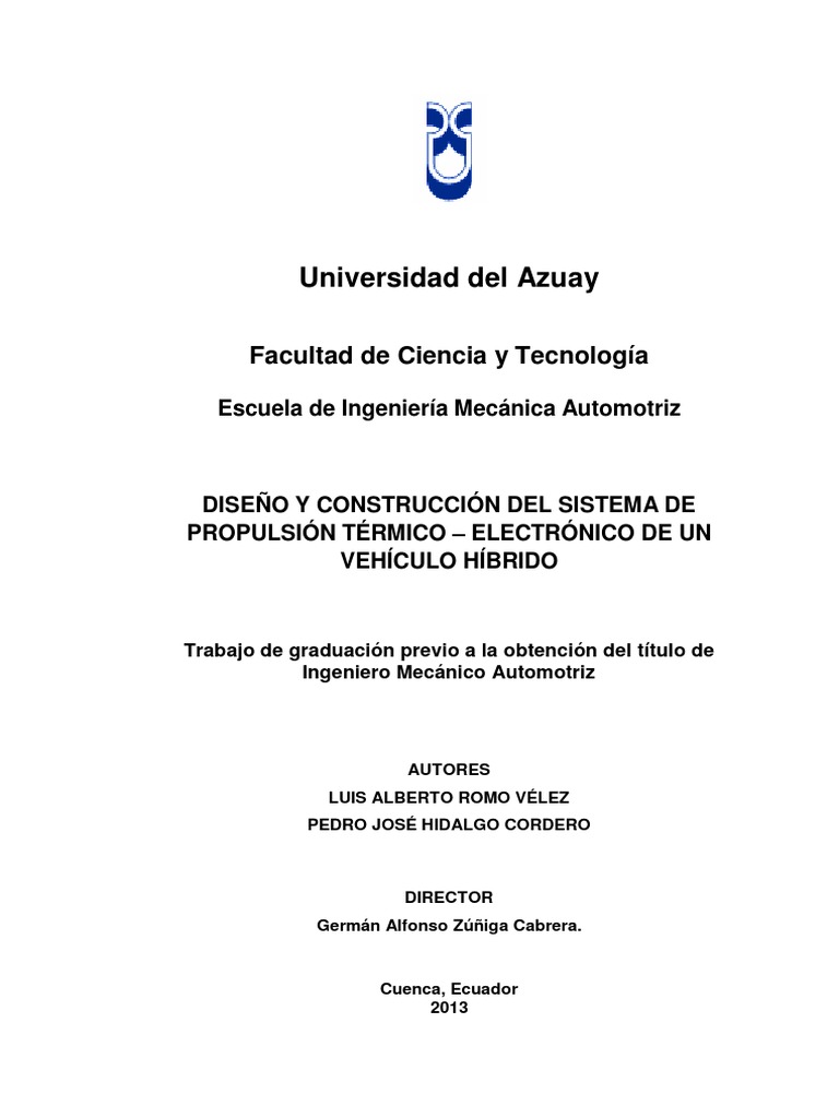 Hibrido 2 Descargar Gratis Pdf Vehículo Híbrido Eléctrico