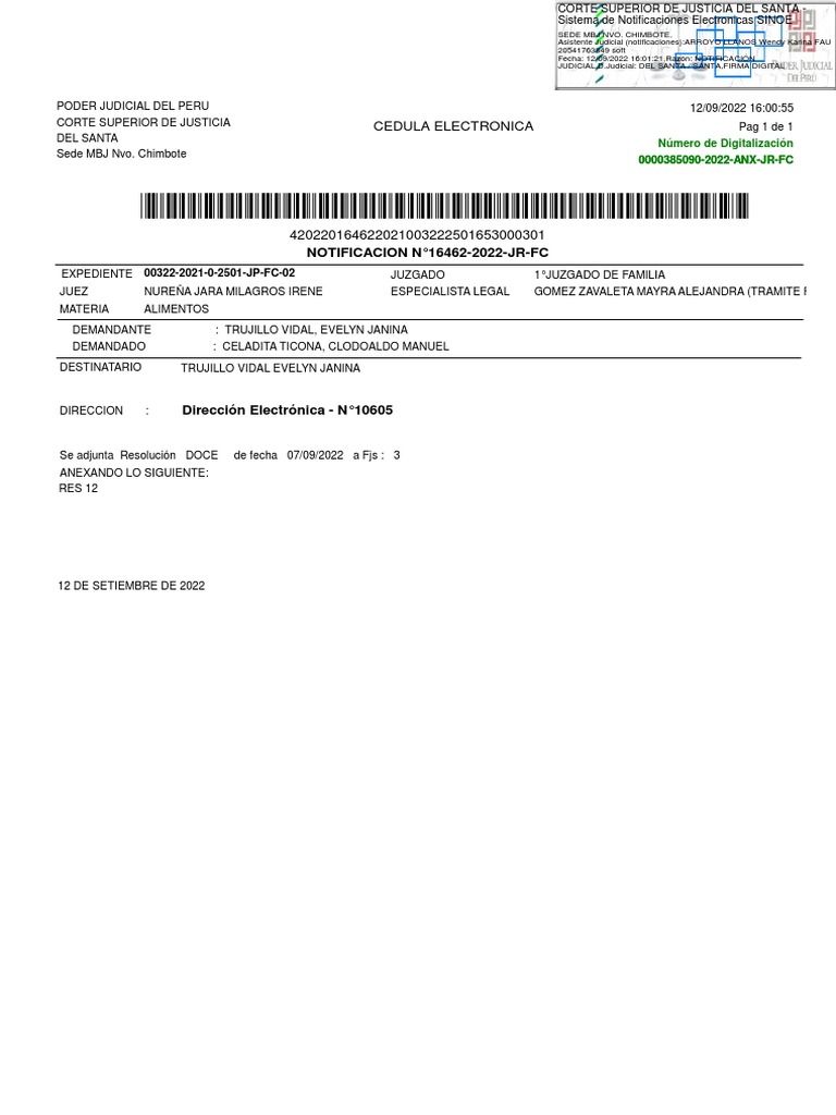 Exp. 00322-2021-0-2501-JP-FC-02 - Consolidado - 16462-2022 | PDF | Ley procesal | Debido al proceso