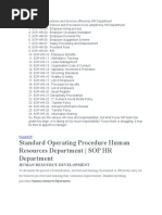 Sop Joining | PDF | Human Resources | Identity Document