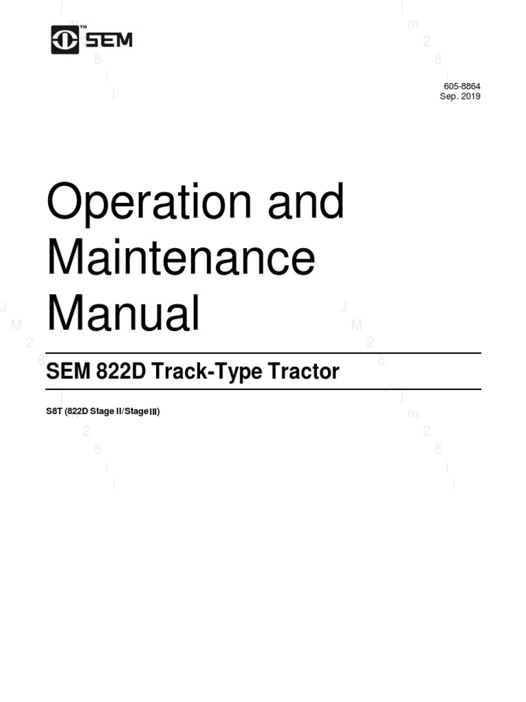 SEM 822D Operation and Maintenance Manual-V1-202109 - 20220318074724411 ...
