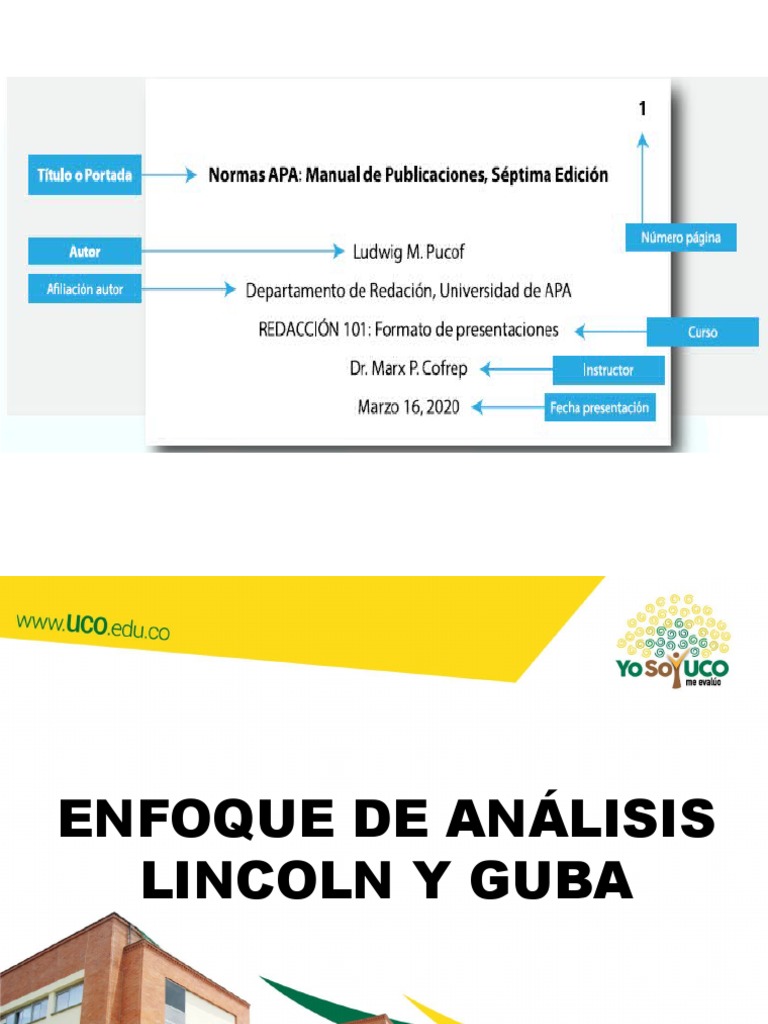 Enfoque Lincoln y Guba | PDF | Estadísticas | Bibliografía