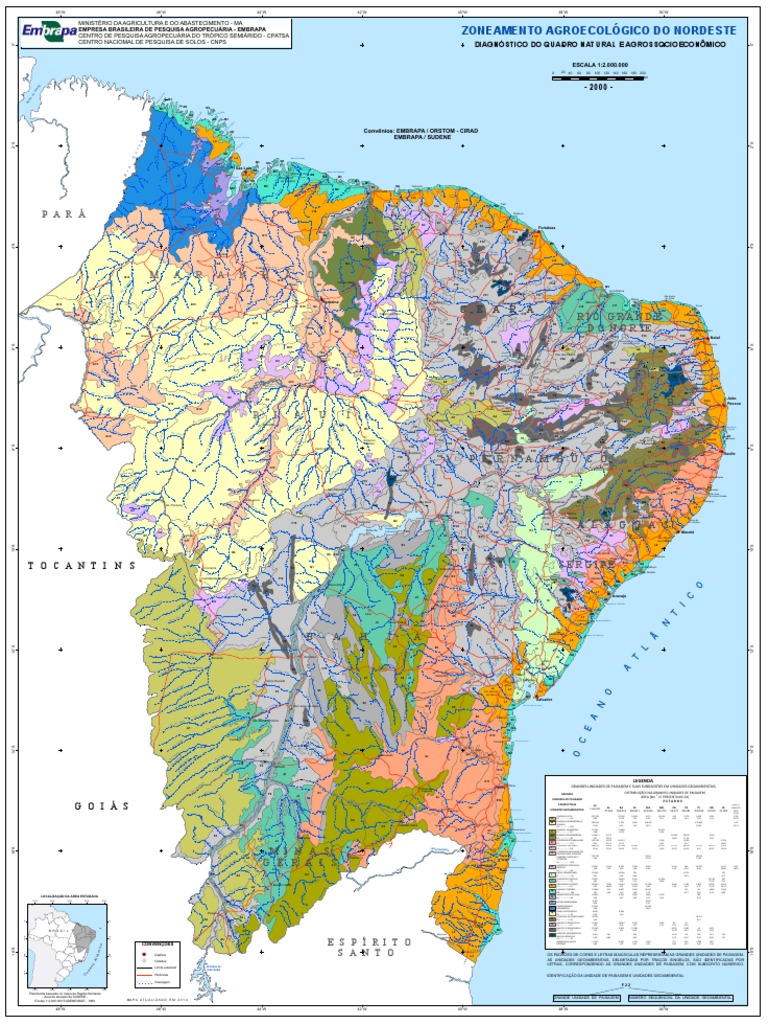 Mapa de Zoneamento Agroecológico Do Nordeste | PDF | Brasil