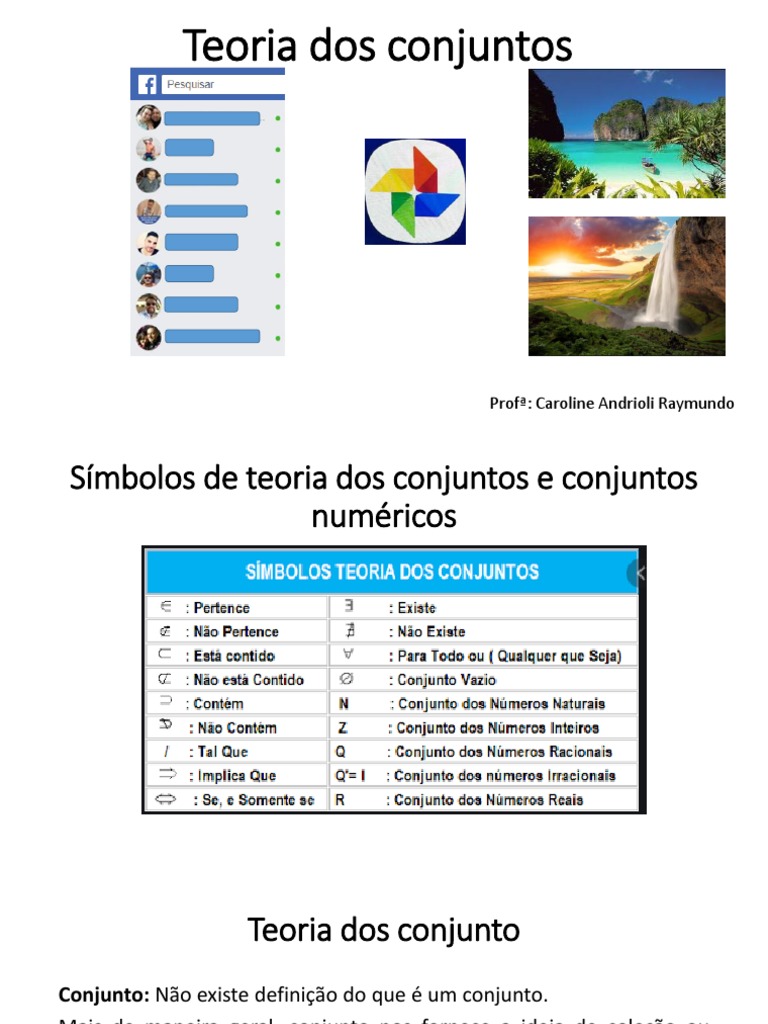 Teoria Dos Conjuntos Completo | PDF | Conjunto (Matemática) | Lógica ...