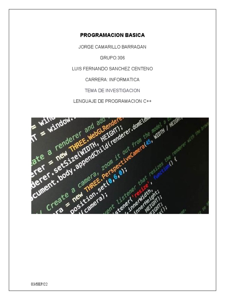 Programacion Basica | PDF | C ++ | Lenguaje de programación