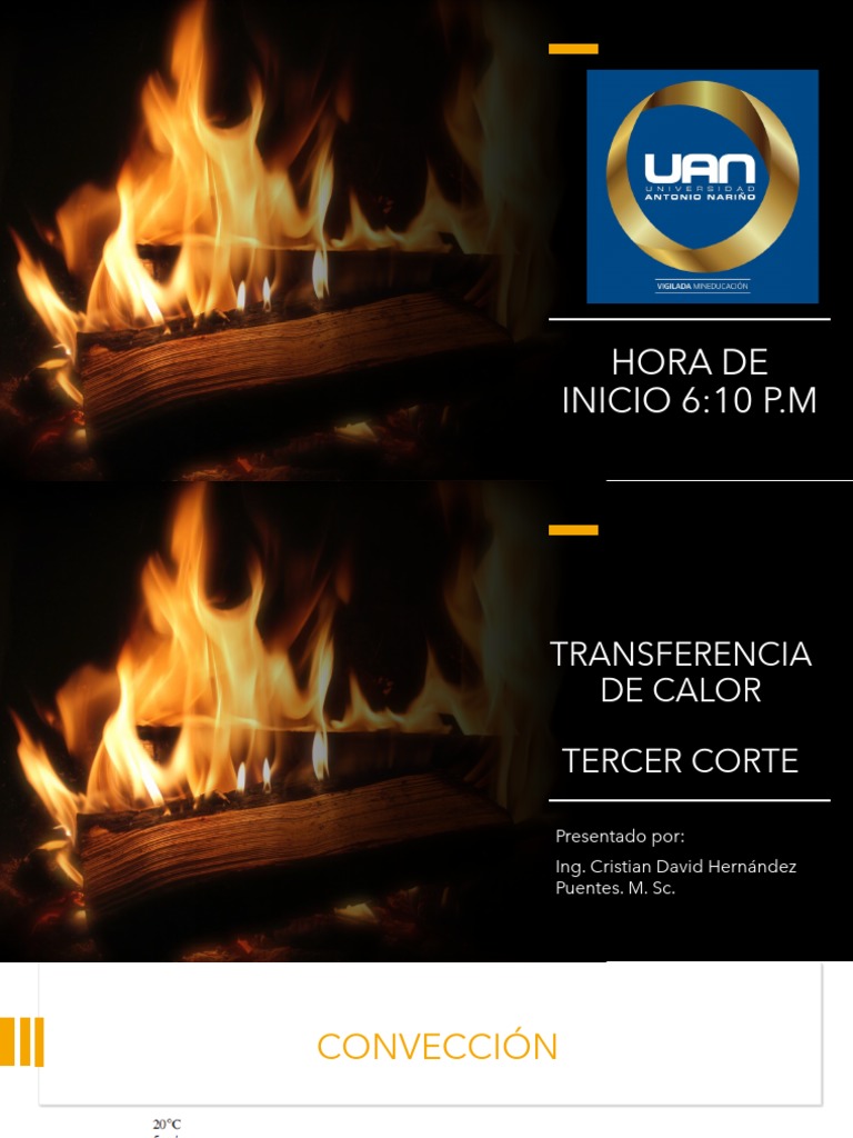 Convección y Transferencia de Calor | PDF | Convección | Temperatura