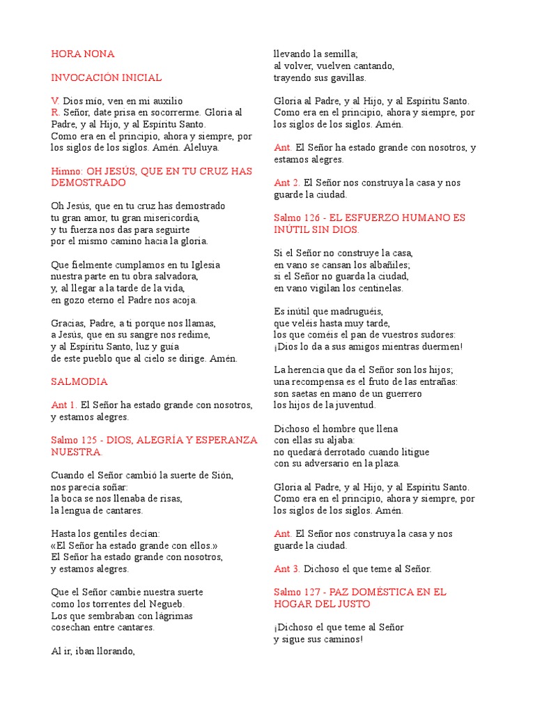 Sexta | PDF | espíritu Santo