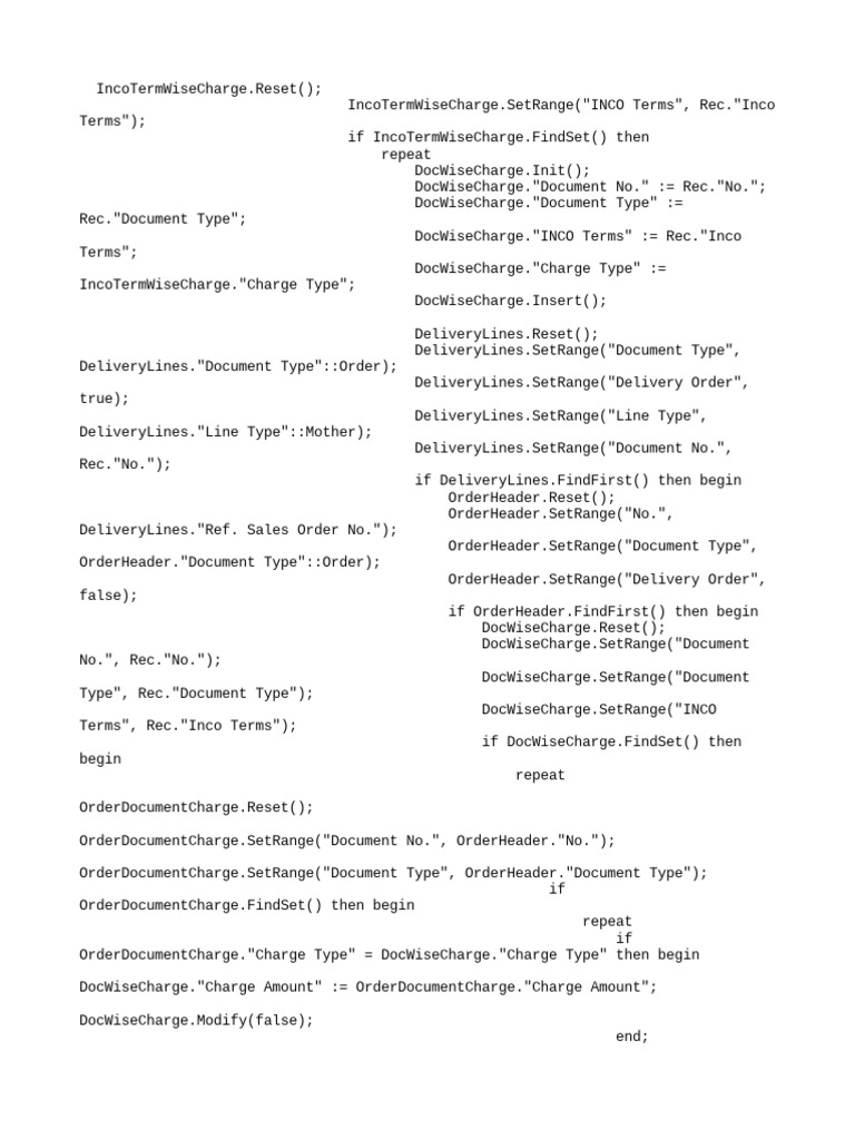 Reset delivery order charges from sales order | PDF