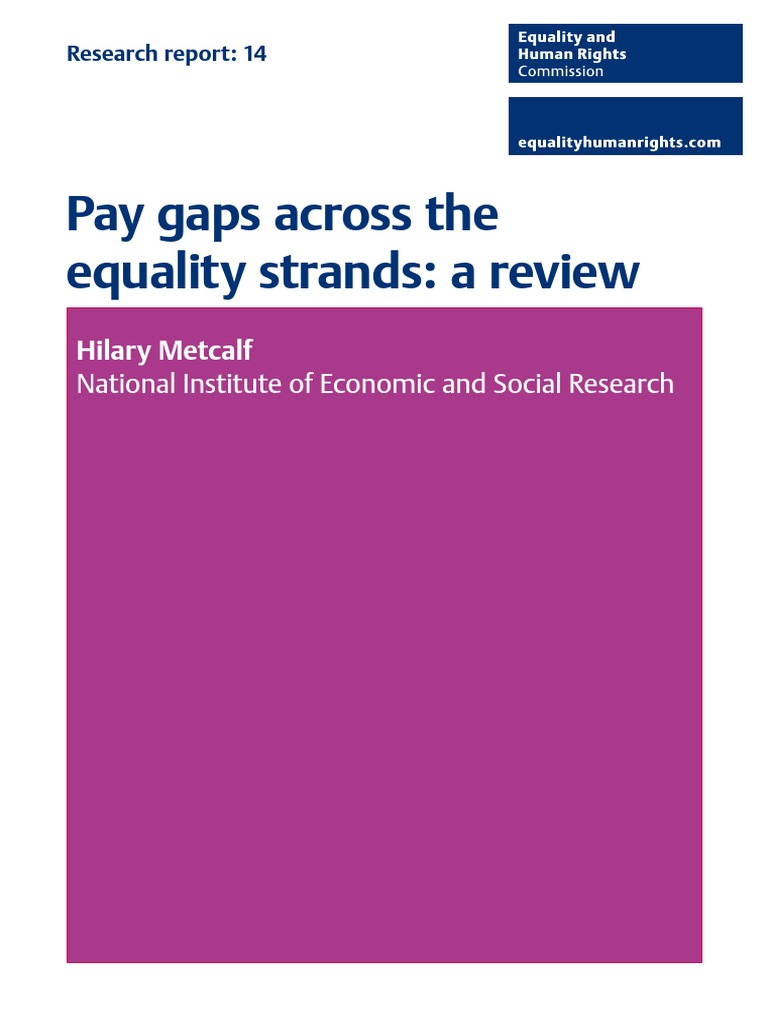 14 Pay Gaps Across Equalities Review PDF Gender Pay Gap Labour