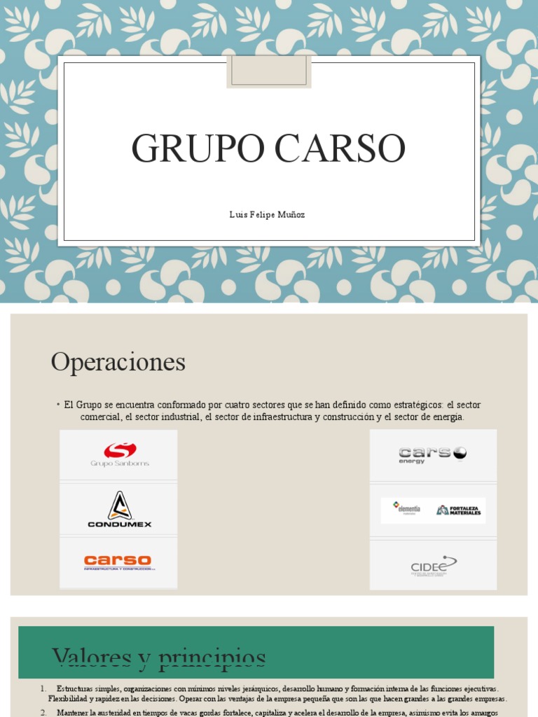 Grupo Carso | PDF | Business | Economias