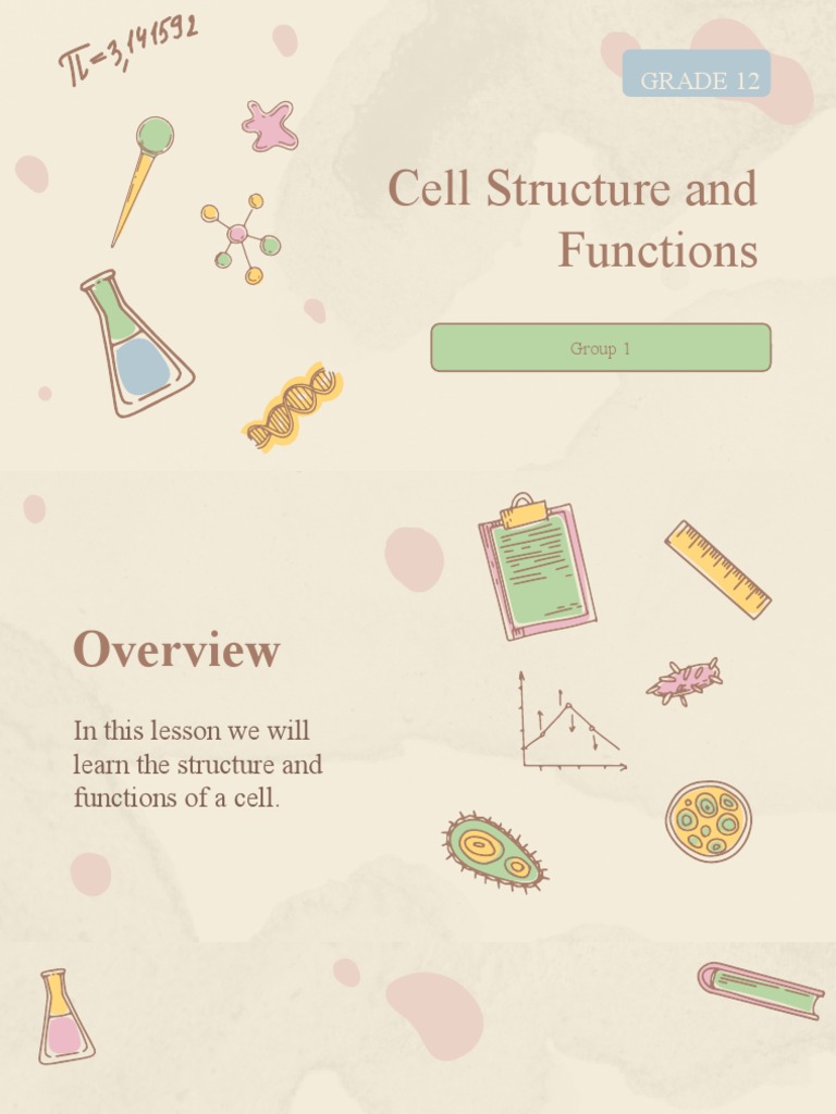 An Overview of Cell Structure and Functions | PDF | Cell (Biology ...