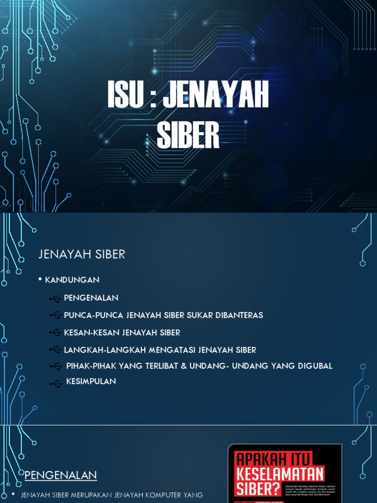 Jenayah Siber | PDF