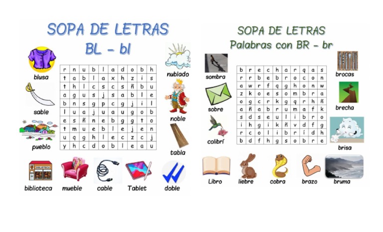 Sopa de Letras BR BL | PDF