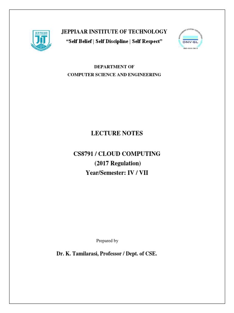 Cloud Computing Unit 3 | Download Free PDF | Cloud Computing | Software As A Service