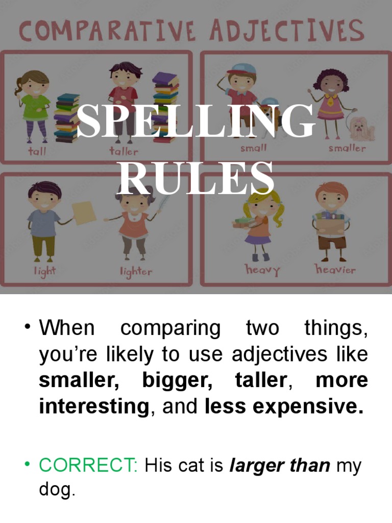 Comparative Spelling Rules | PDF