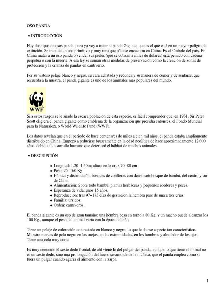 Oso-Panda Compress | PDF | Panda gigante | Osos