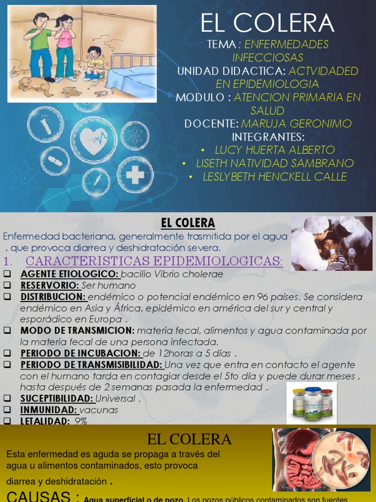 El Colera Grupal | PDF | Cólera | Deshidración
