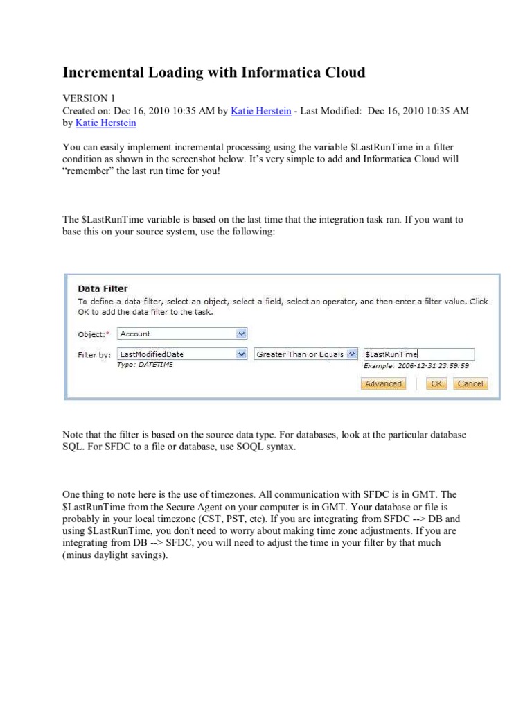 Incremental Load | PDF | Microsoft Sql Server | Databases