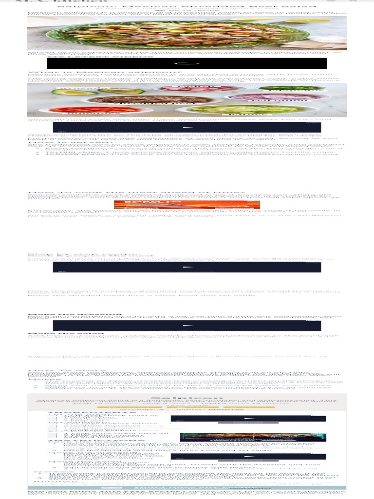 Salpicon Mexican Shredded Beef Salad - Maricruz | Download Free PDF ...