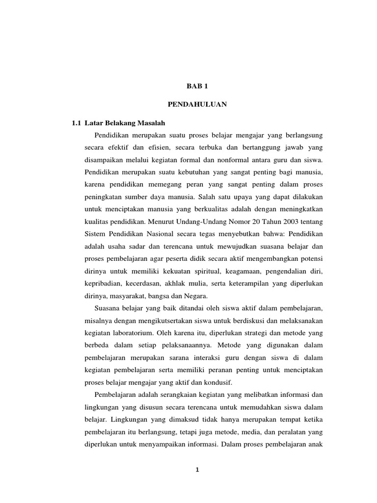 Isi Proposal 1 | PDF