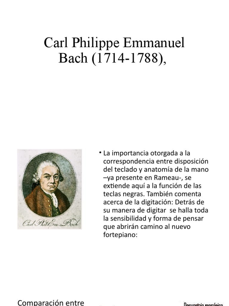 Carl Philippe Emmanuel Bach (1714-1788) | PDF | Piano | Johann ...