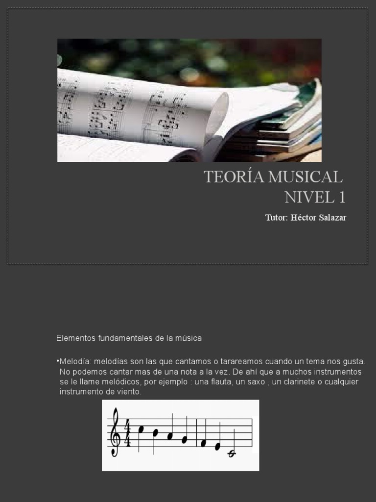 Teoría Musical | PDF | Composiciones Musicales | Musicología