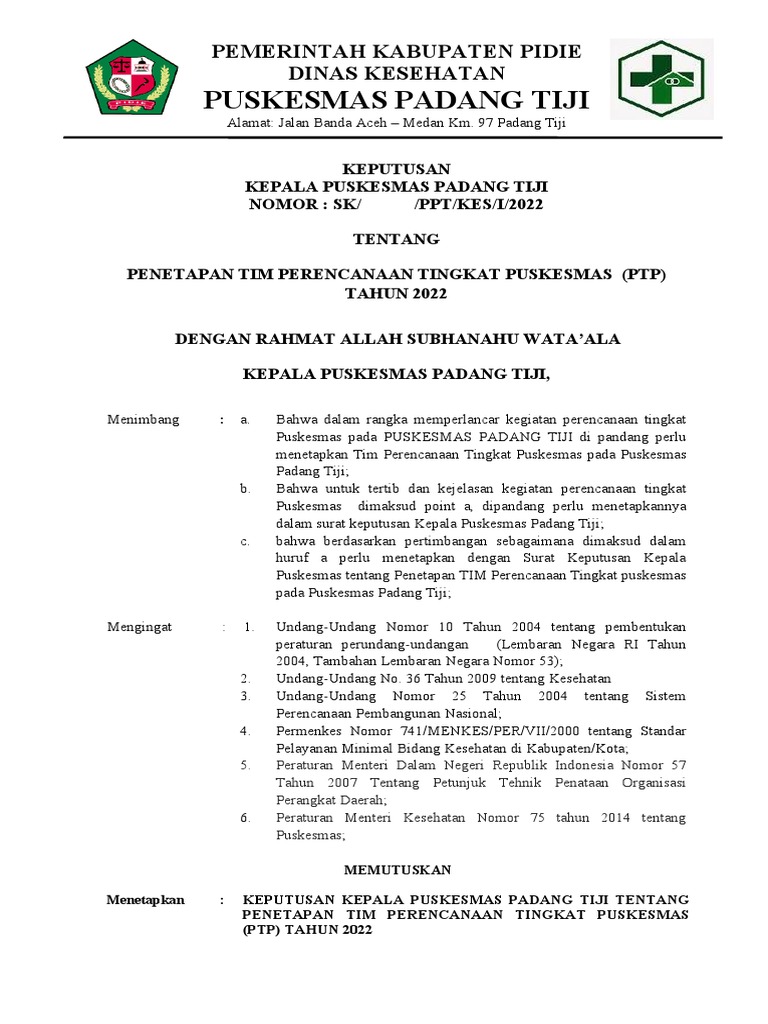 SK Tim PTP 2022 | PDF