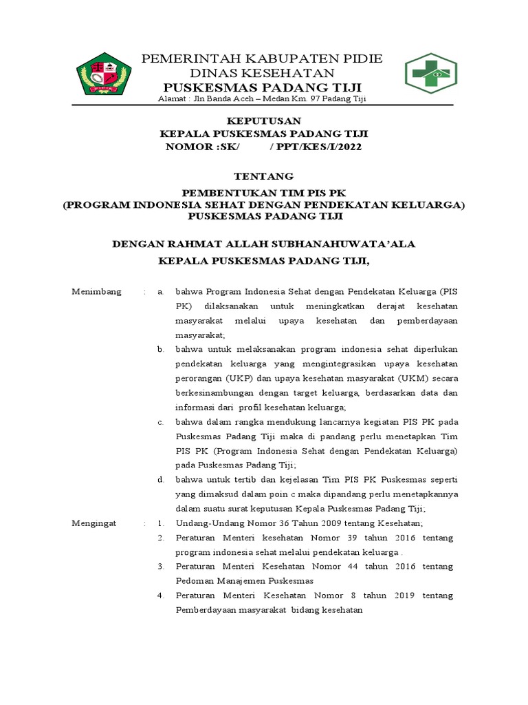 SK TIM Pispk 2022 | PDF