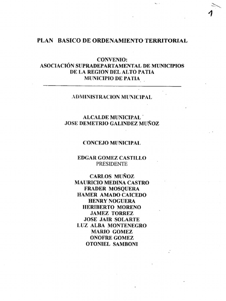 PBOT PatiaCauca | PDF