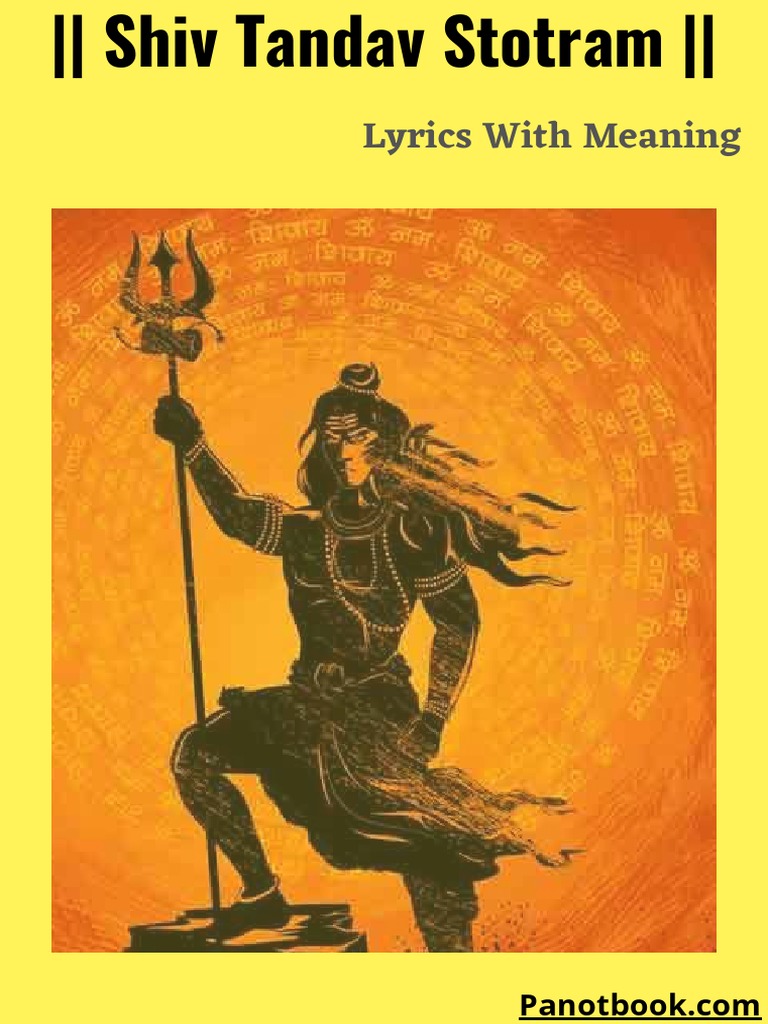 Shiv Tandav Stotram English | PDF | Shiva | Indian Religions