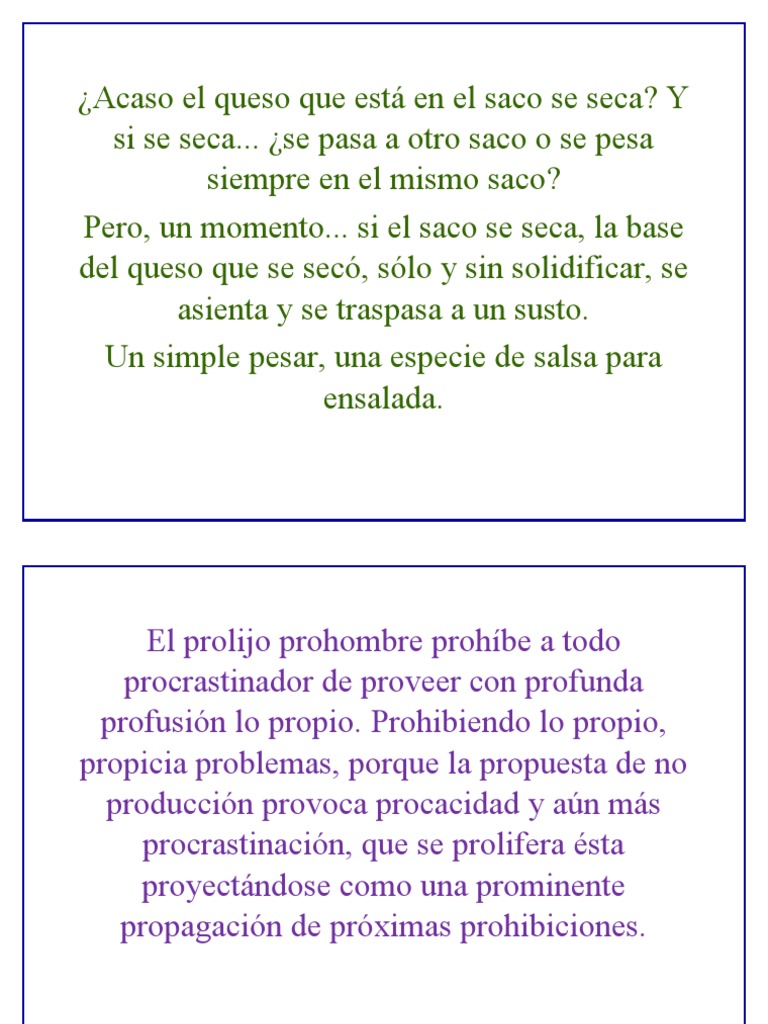 Prolijo y Procacidad en el Discurso | PDF