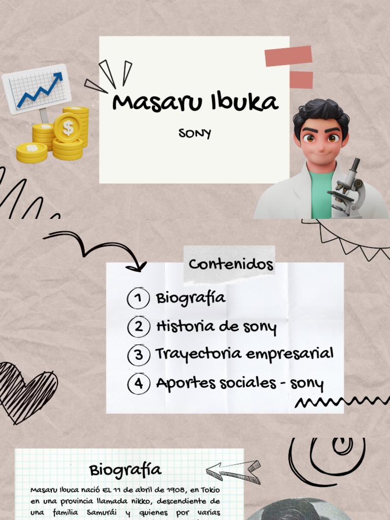 Exposición - Masaru Ibuka (SONY) | PDF | Sony | Electrónica de consumo