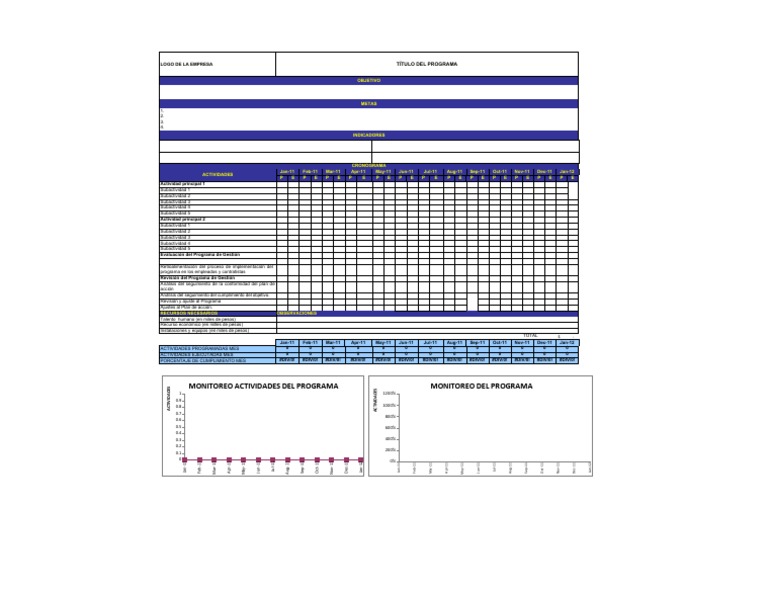 Anexo 9 Formato de Programa | PDF | Business | Economias