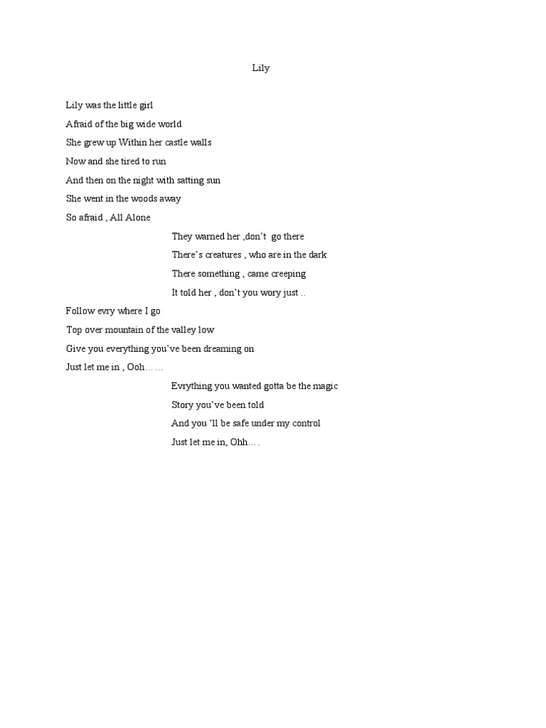 Lily | PDF