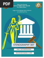 Steno Lesson 1 | PDF | Shorthand | Writers