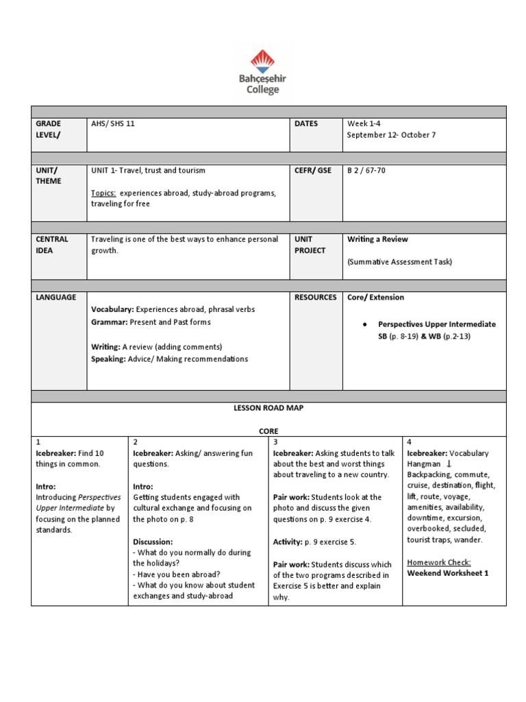AHS SHS Grade 11 UP September 12 - October 7 | PDF | Homework ...