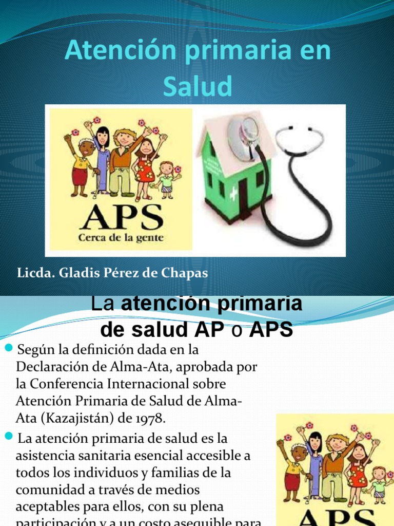 1.atención Primaria en Salud | PDF | Asistencia sanitaria preventiva | Servicios públicos